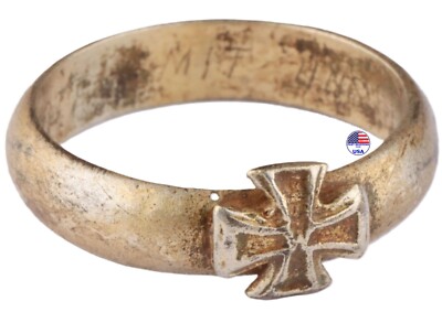 German empire WW1 Iron Cross Gold Ring God with us WWI Gott mit uns ...