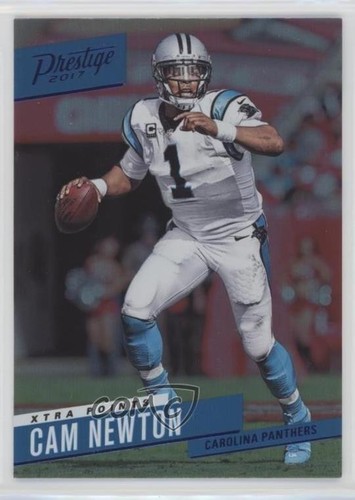2017 Panini Prestige Xtra Points Blue Cam Newton #124 | eBay
