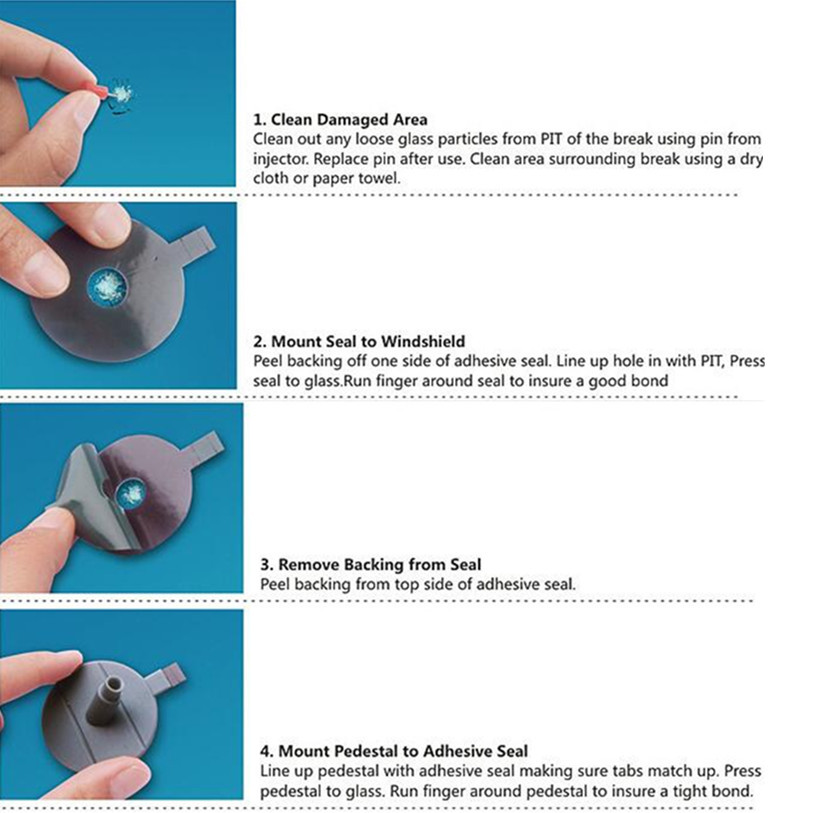 Glass Remove Fix Scar Tool Kits For Car Windshield Scratches Repair ...