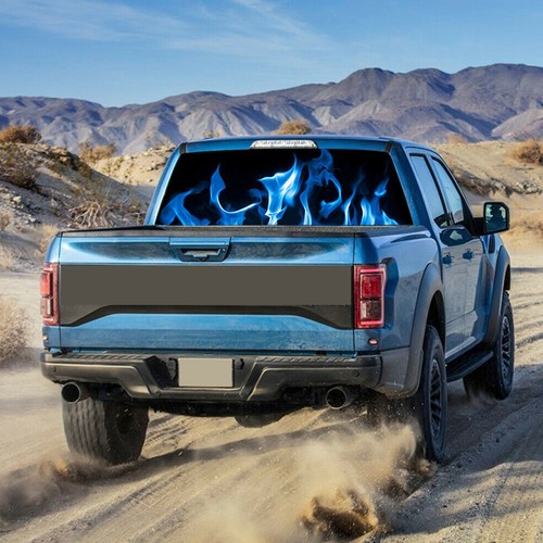 Burning Flame Sticker Decal For Car Truck SUV Rear Back Window Tint ...