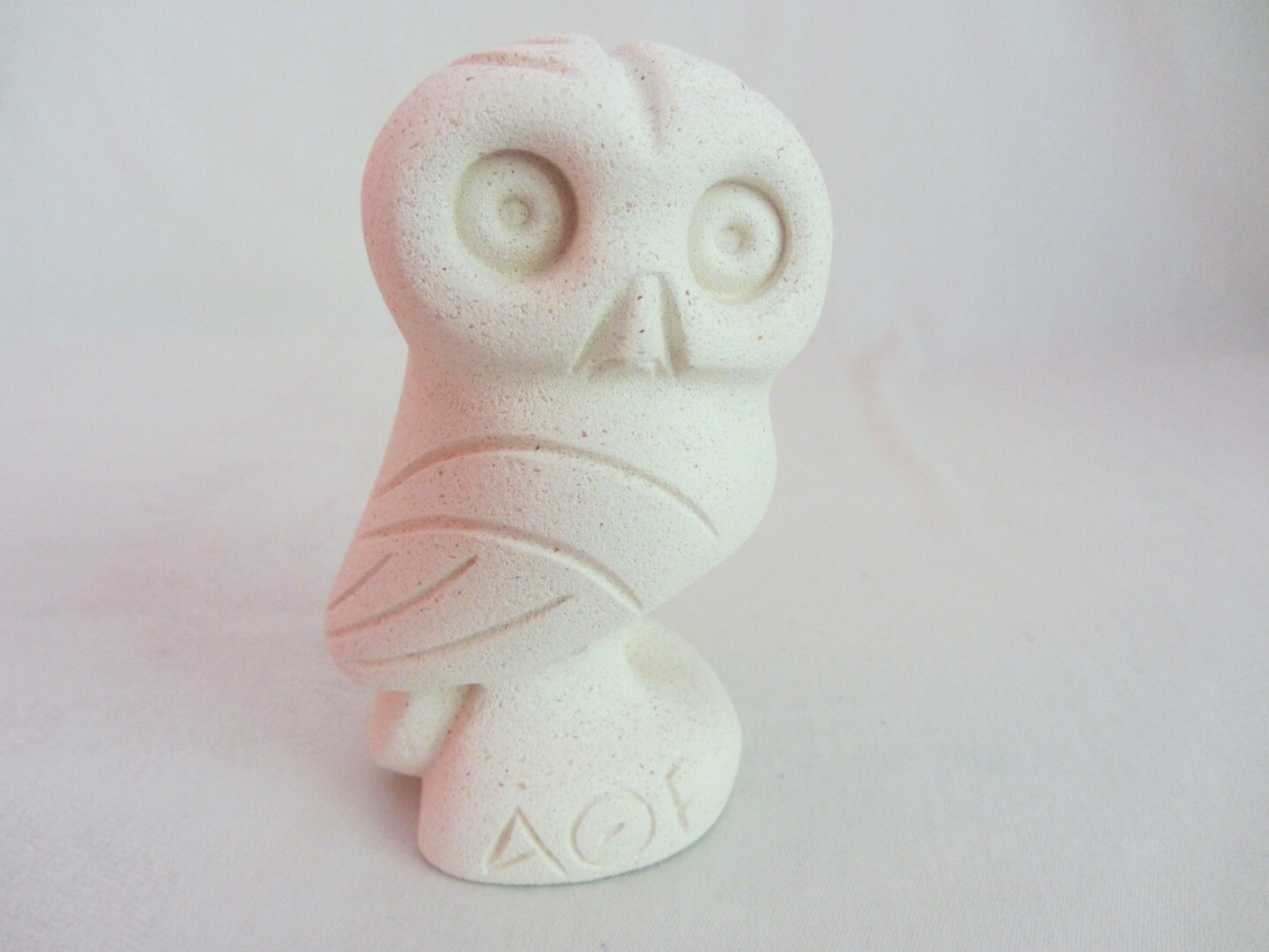 2 Vintage AOE Greek Owl of Alpha Theta Epsilon Figurine White Resin ...