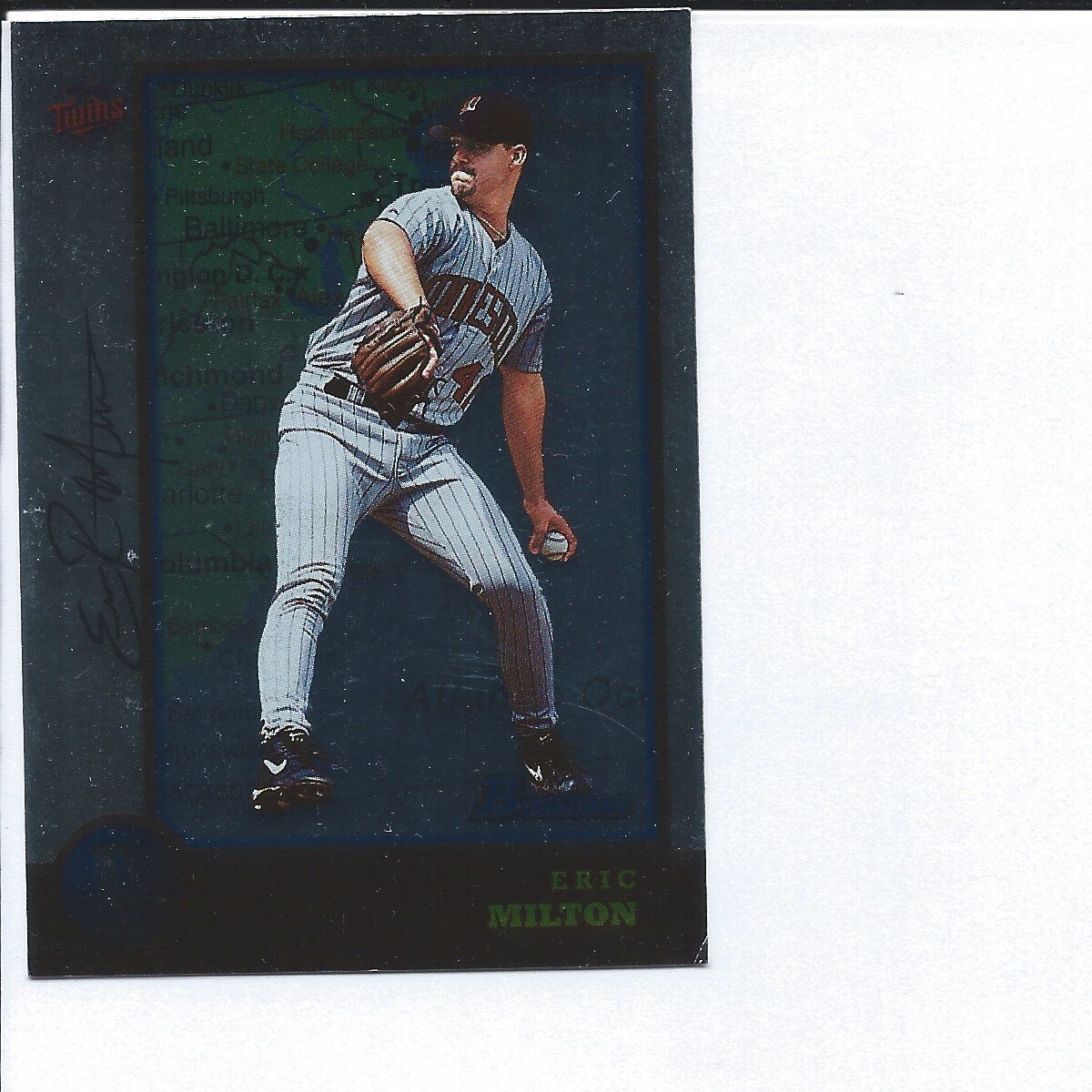 1998 Eric Milton Bowman Card Minnesota Twins #298 | eBay