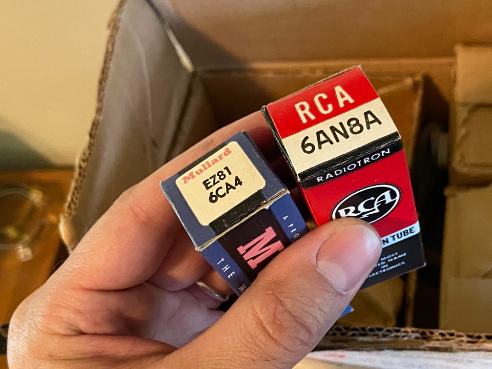 Unbuilt Heathkit AA-61 Kit Complete Amplifier w/ NOS Mullard EL84 6CA4 ...