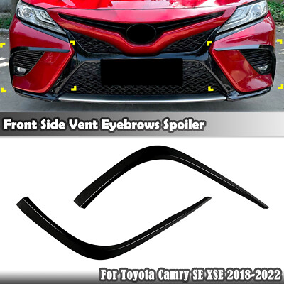 2X Front Side Vent Fog Light Trim For Toyota Camry SE XSE 2018-2020 ...