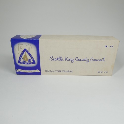 Camp Fire Girls Mints Candy Box Seattle-King County 1960 50th Year ...