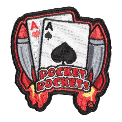 Pocket Rockets Aces Playing Cards Patch, Gambling Patches | eBay