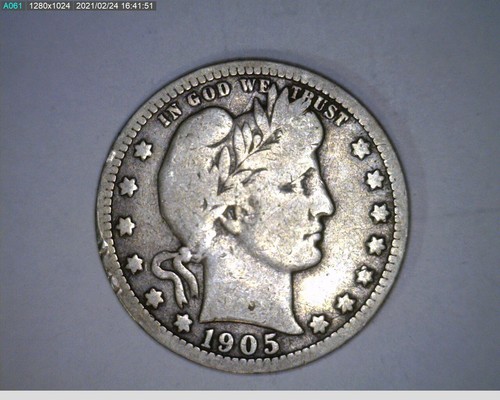 1905 S barber quarter (32-339 10m2) | eBay