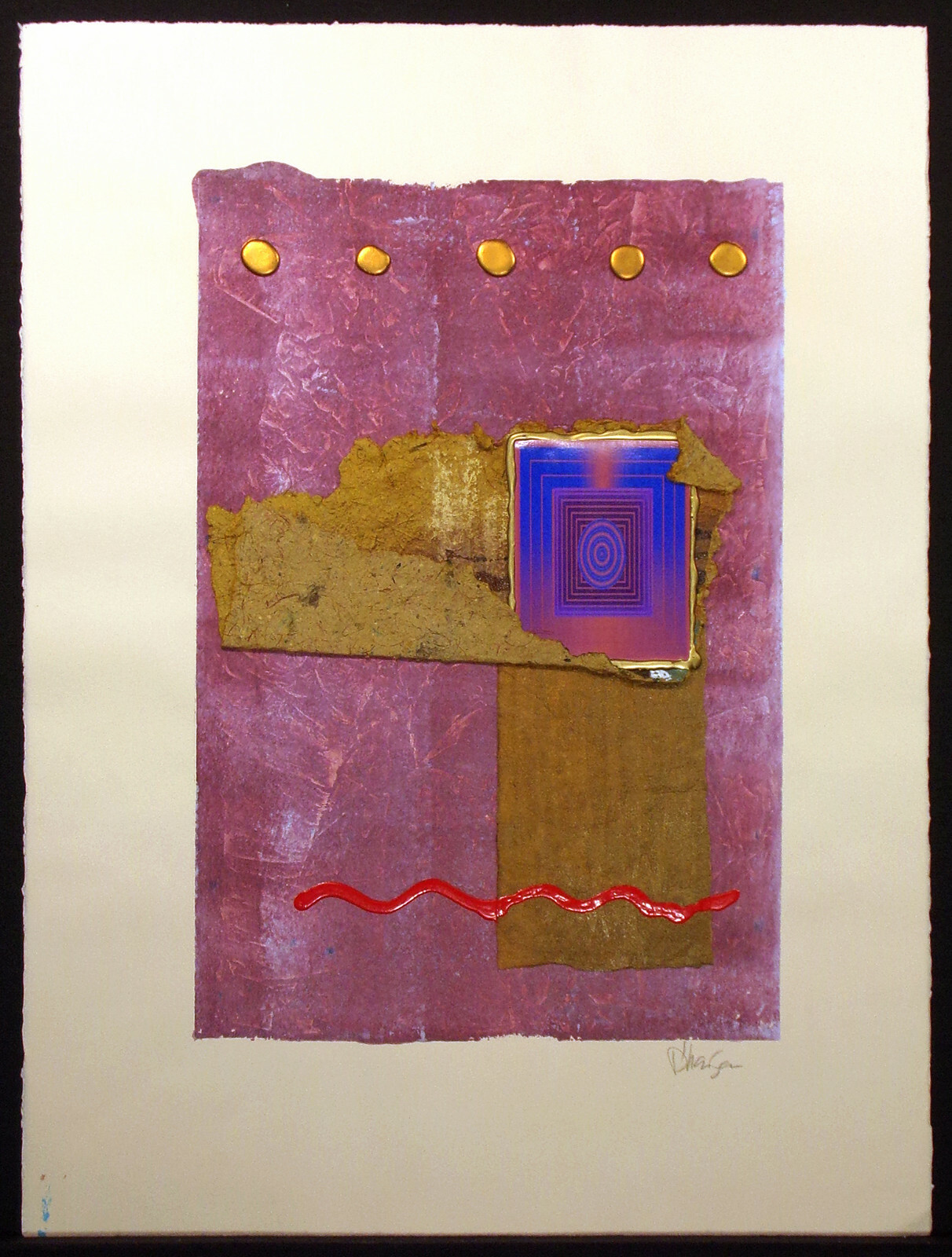 Steven D'hanson "Poetics of Space" Original Signed Mixed Media Art Make ...