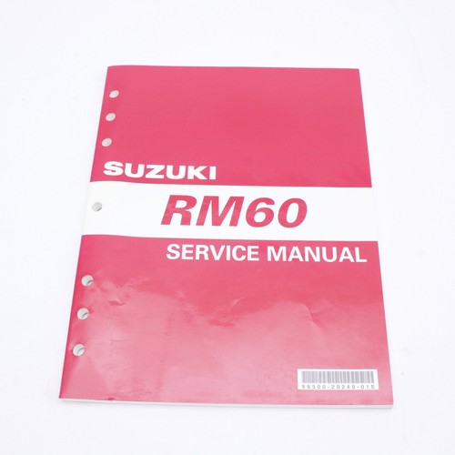 2003 Suzuki RM60 Owner's Service Manual 99500-20240-01E | eBay