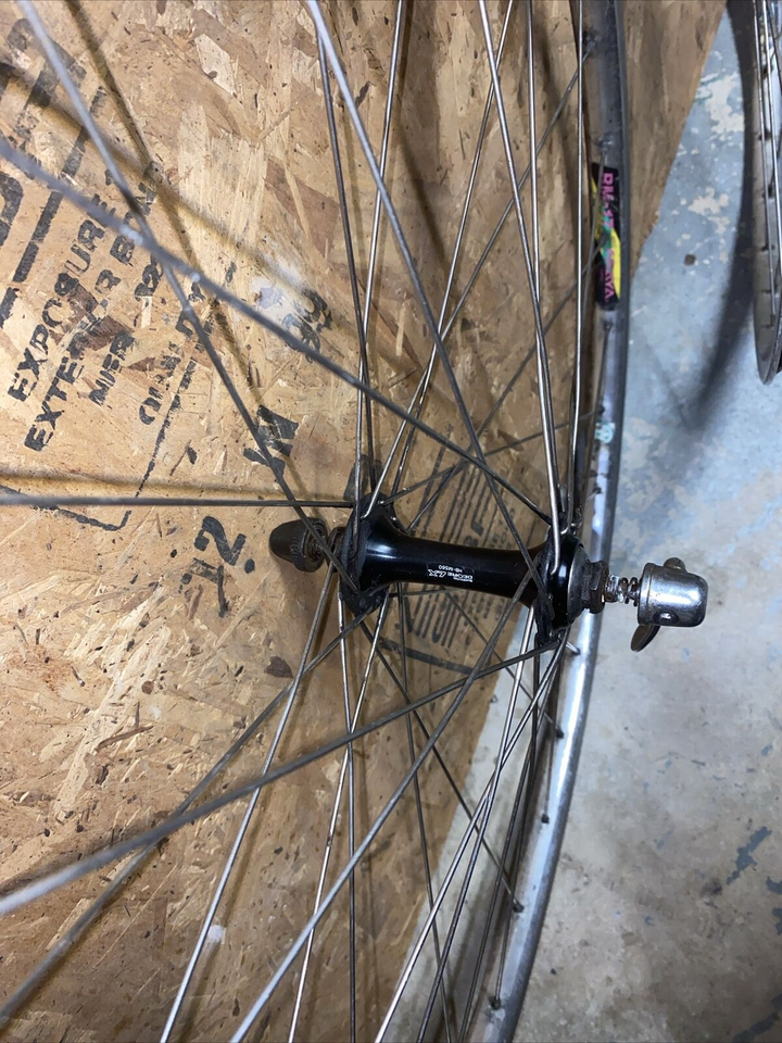 SHIMANO DEORE LX Wheels Double Butted ARAYA RM-17 Sun CR16 26" 7sp 100 ...