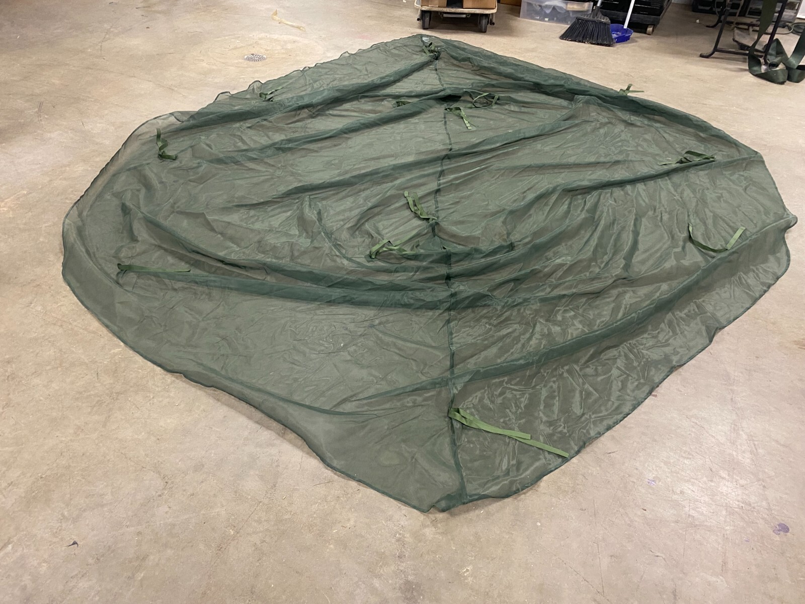 Military Insect Mosquito Net Bar Field Netting Cot Cover Green Tent US ...