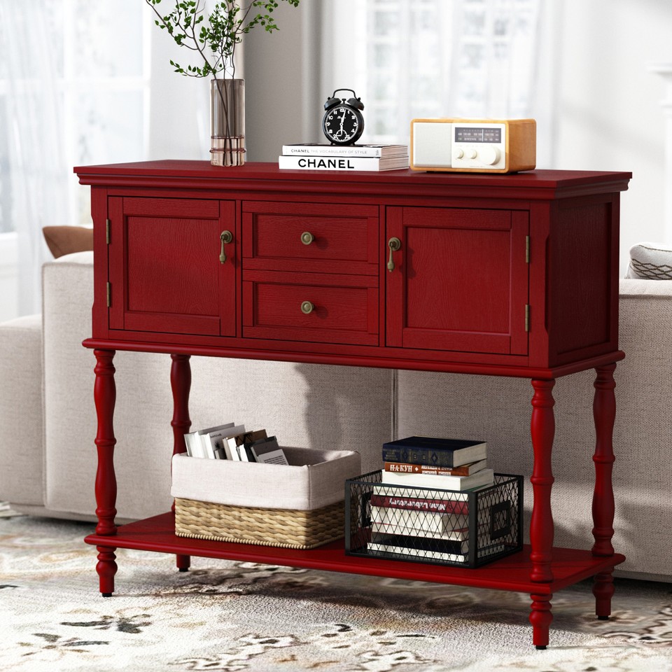 Sideboard Storage Dining Buffet Cabinet Console Table with Shelf ...