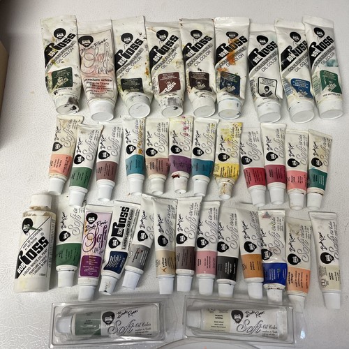 Lot of 36 Preowned Bob Ross Artist Oil Art Color Paint | eBay