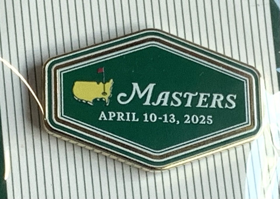 2025 Masters golf Pin Rory Mcilroy wins Augusta National lapel pin pga ...