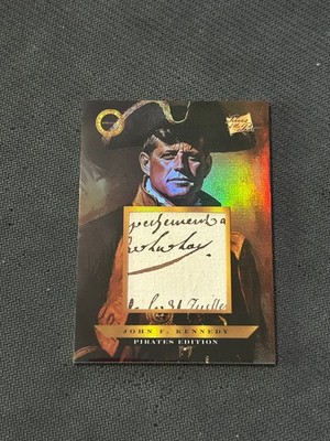 2025 Pieces of the Past Pirates Edition John F. Kennedy HANDWRITING ...