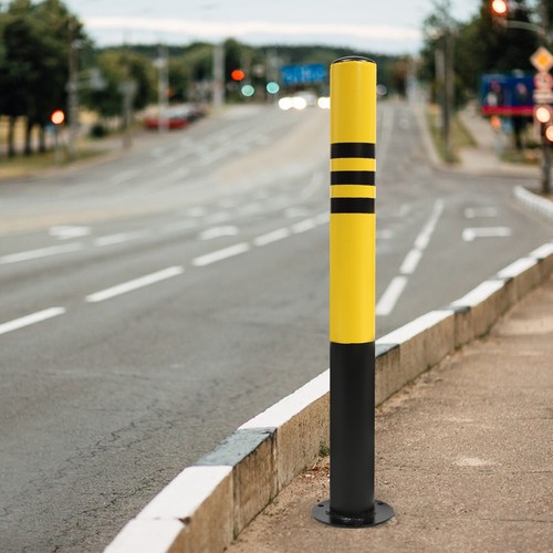 Safety Bollard Post Parking Barrier Bollard Post，Construction Safety ...