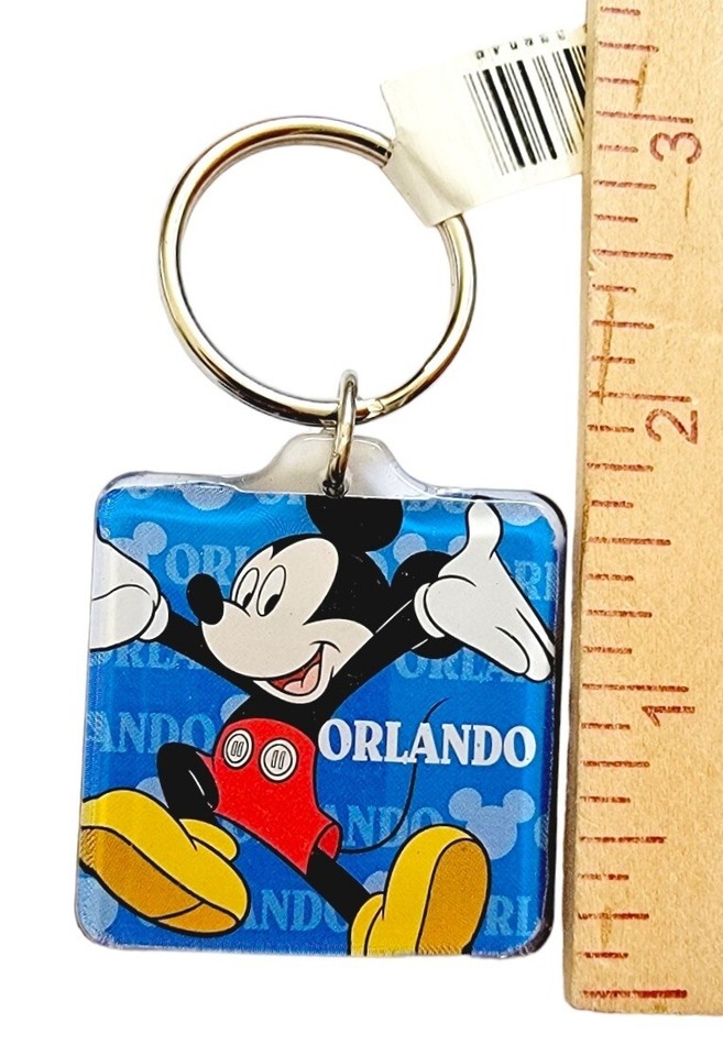 Mickey Mouse Orlando Keychain Disney Florida Souvenir Keyring New w/Tag ...