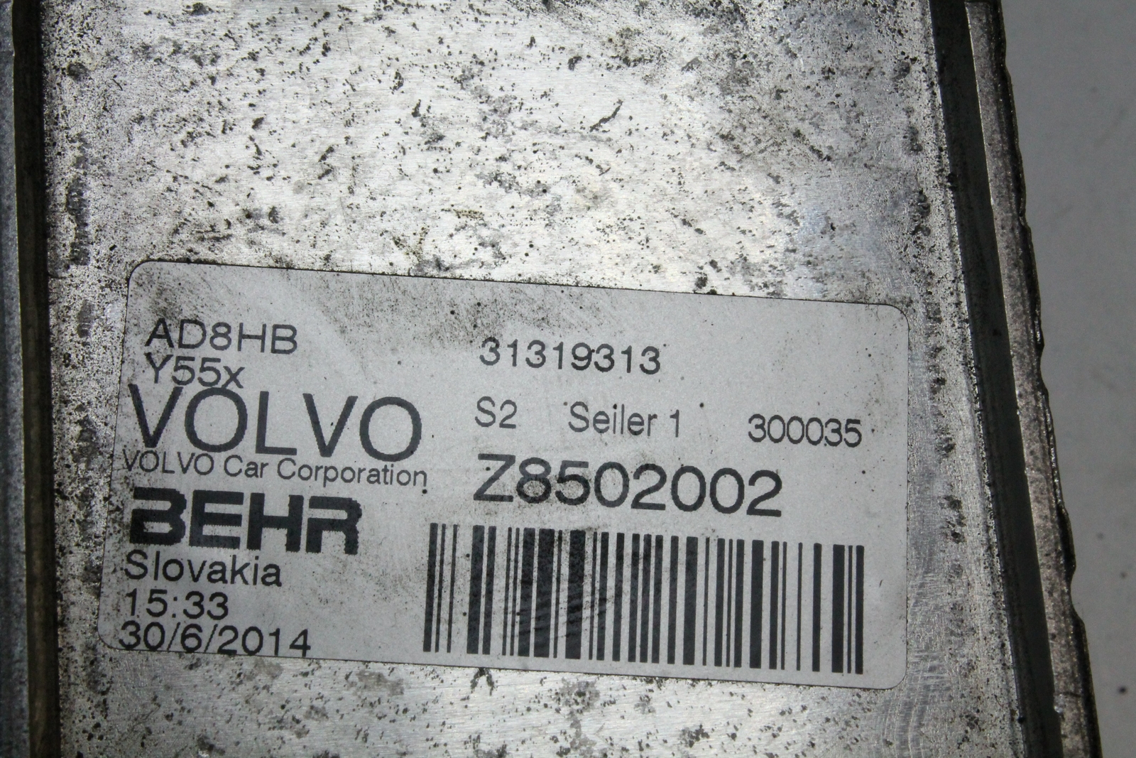 VOLVO V40 Hatchback Ölkühler 31319313 1.60 Diesel 84kw 2014 11641245 | eBay