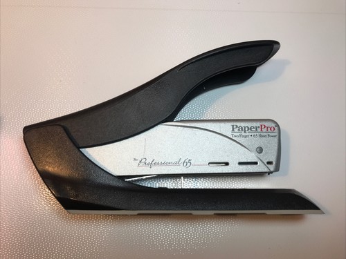 PaperPro Heavy Duty Stapler 65 Sheet Capacity Black Silver The Professional 2100 | eBay