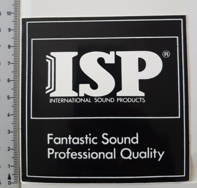 Aufkleber Sticker ISP International Sound Products Quality (10382 ...