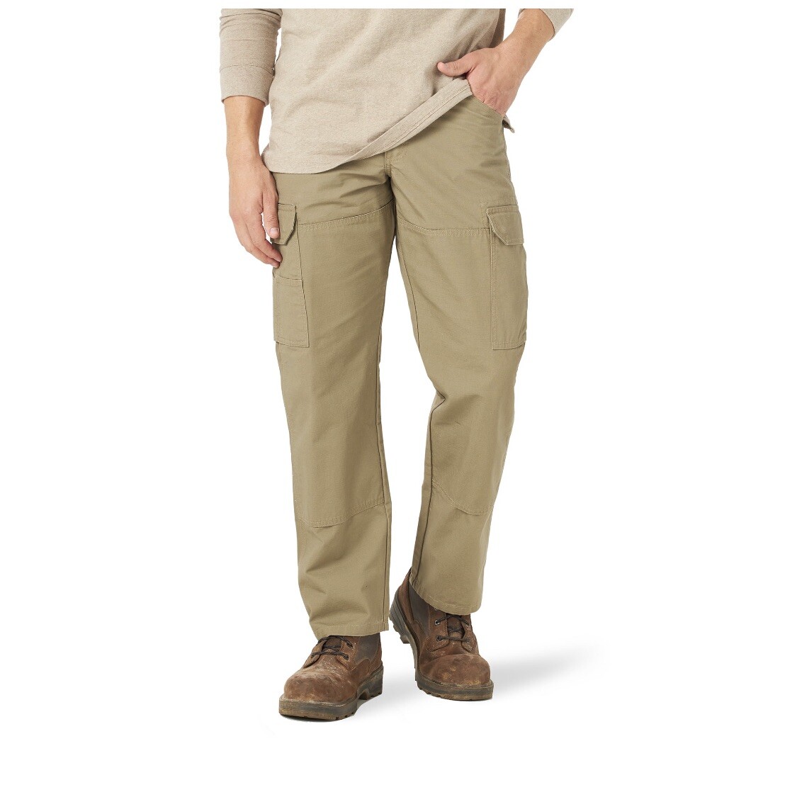 WRANGLER Ranger Workwear Men's Relaxed Fit Pants-Brown (Bark) Size ...