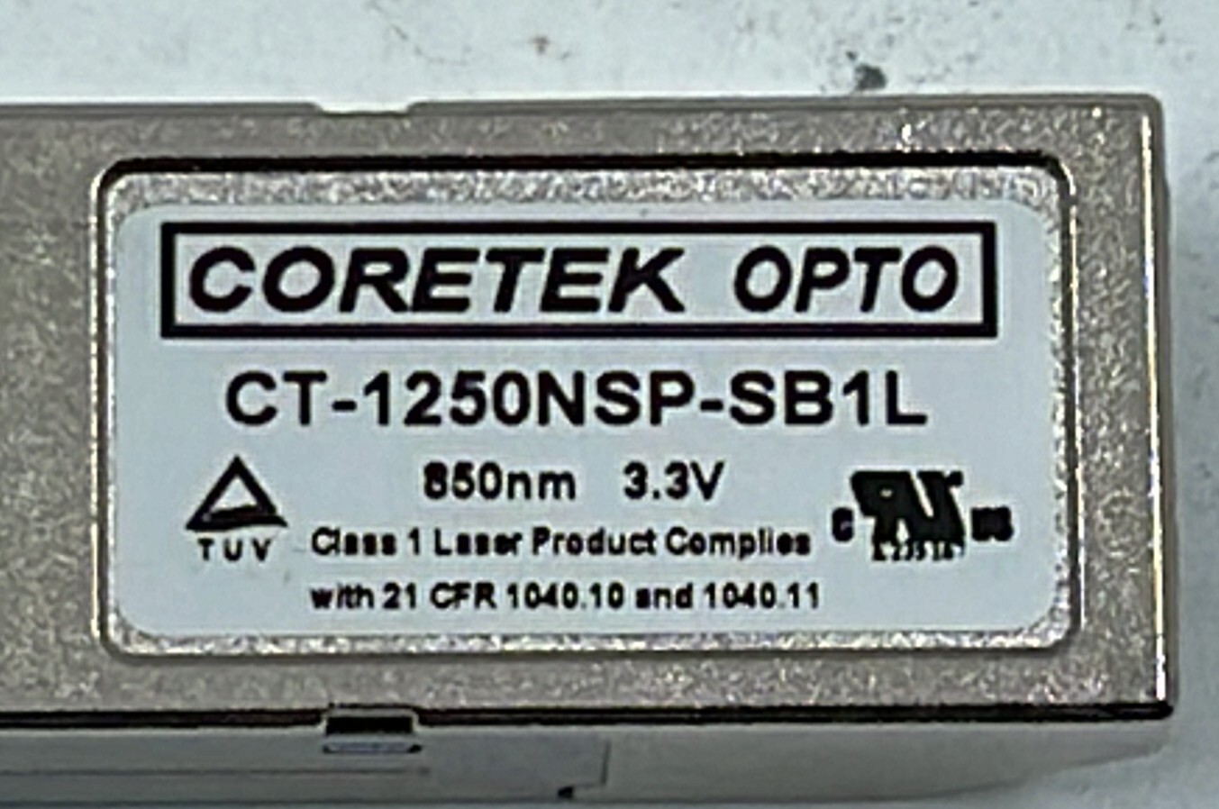 CORETEK OPTO CT-1250NSP-SB1L 85nm 3.3V | eBay