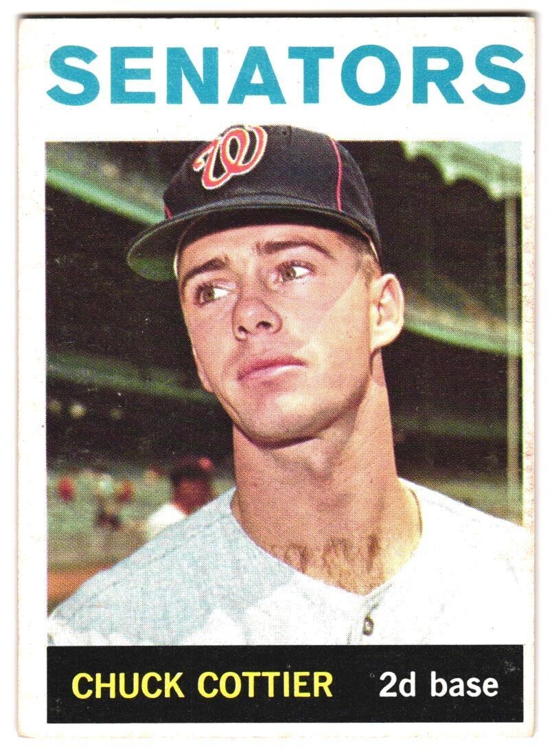 1964 Topps Baseball #397 Chuck Cottier Washington Senators - EX | eBay