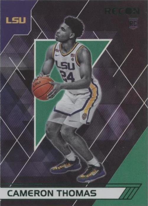 2021-22 Panini Chronicles Draft Picks - Recon Cameron Thomas #135 Green ...