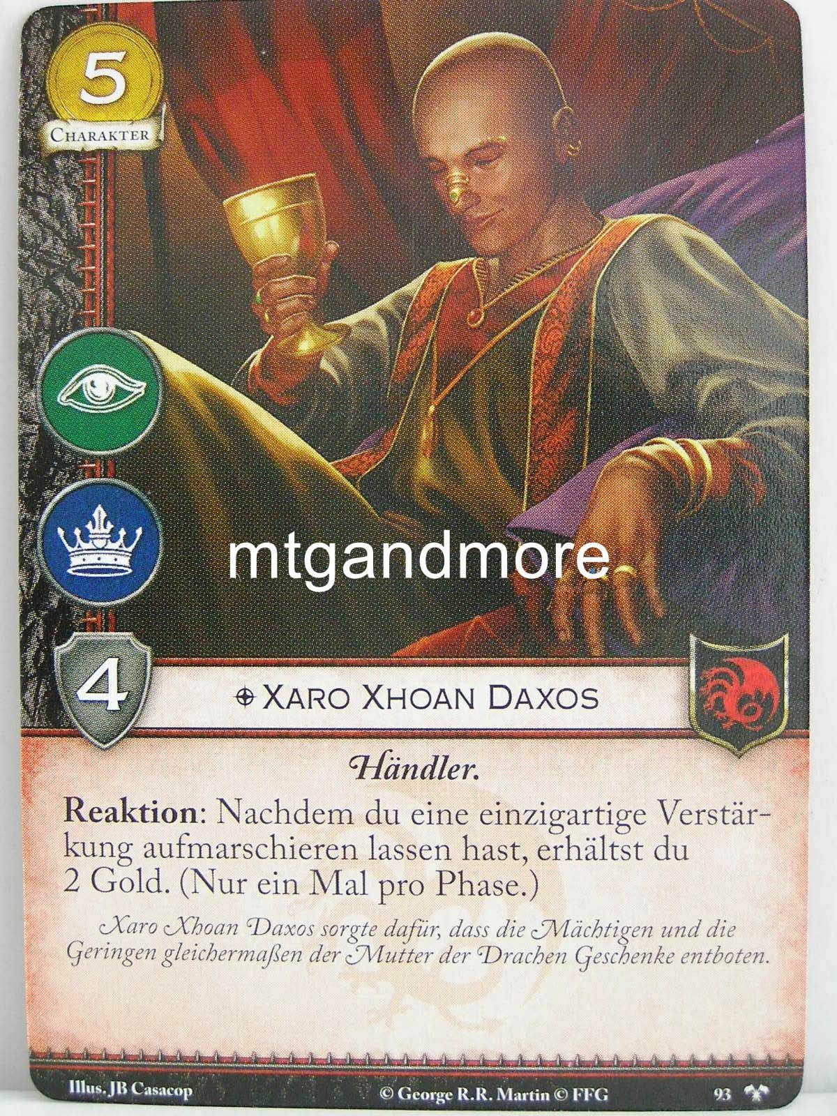 A Game of Thrones 2.0 LCG - 1x #093 Xaro Xhoan Daxos - Die Geister von ...