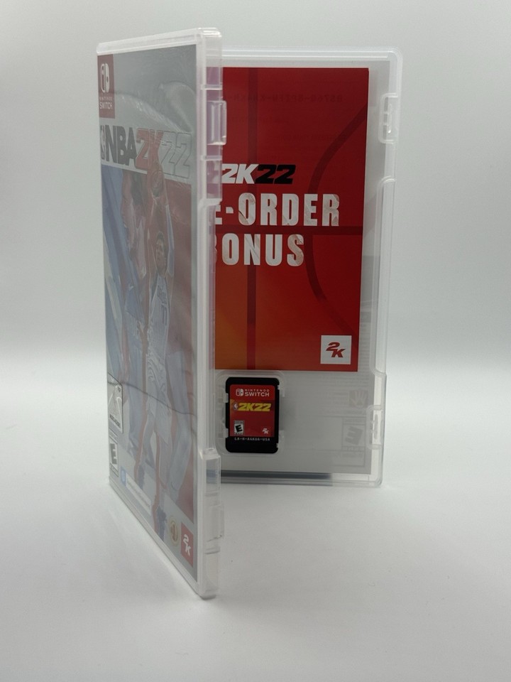 2K NBA 2K22 Nintendo Switch Basketball Game Pre-Order Bonus Insert ...