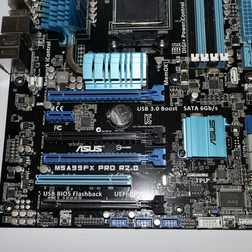 ASUS M5A99FX Pro R2.0 AM3+ DDR3 ATX Motherboard with Shield - Tested | eBay