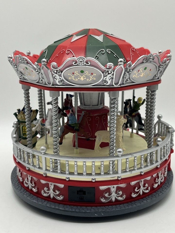 Crafted Polyresin Christmas House Collectable Figurine Light Up Musical ...