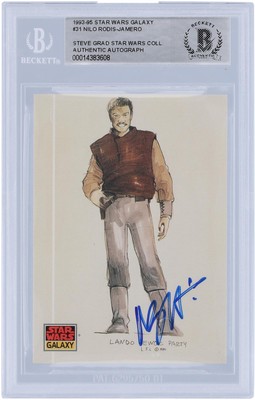 Nilo Rodis-Jamero Autographed 1993 Topps Star Wars #31 BAS ...