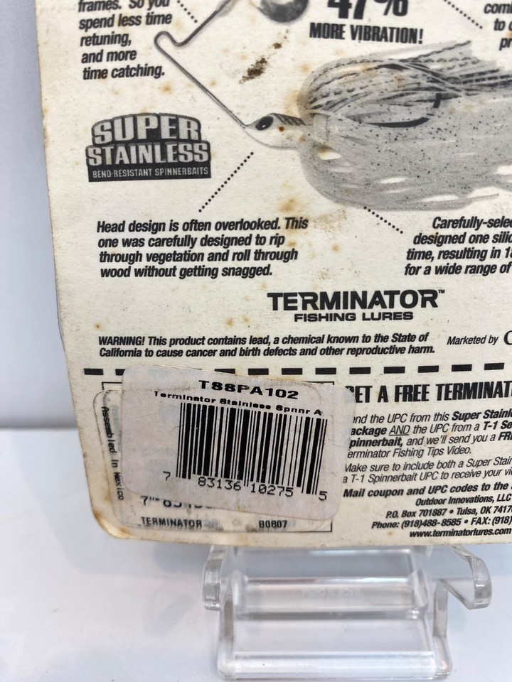 Terminator Super Stainless Bend-Resistant Spinner Bait TSSPA102 New in ...