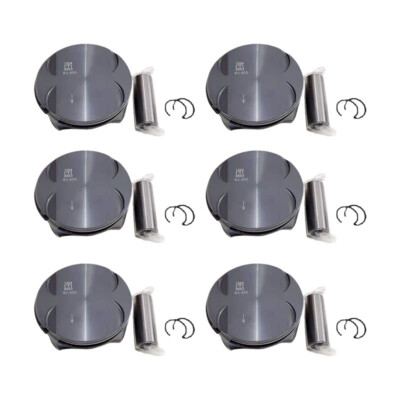 6Pcs Piston Rings Set FIt For BMW E46 E39 E60 E61 Z4 E85 325i 525i 2.5i ...