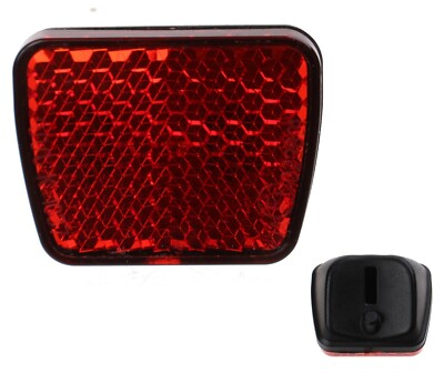 1x BIKE REFLECTOR MUDGUARD 30 x 25 x 20 mm RED LIGHT VINTAGE BICYCLE | eBay
