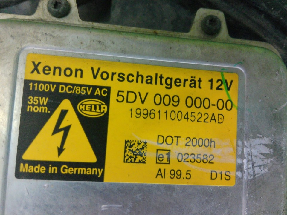 07-09 LINCOLN MKZ 06 ZEPHYR PASSENGER RIGHT HID XENON HEADLIGHT HEAD ...