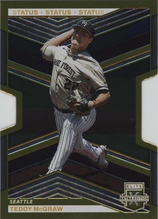 2023 Panini Elite Extra Edition - Teddy McGraw #64 Status Gold Die-Cut ...