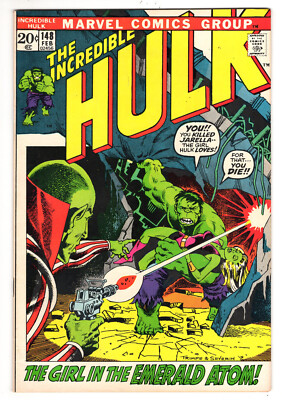 Incredible Hulk #148 Very Fine 8.0 Jarella Nick Fury Herb Trimpe Art ...