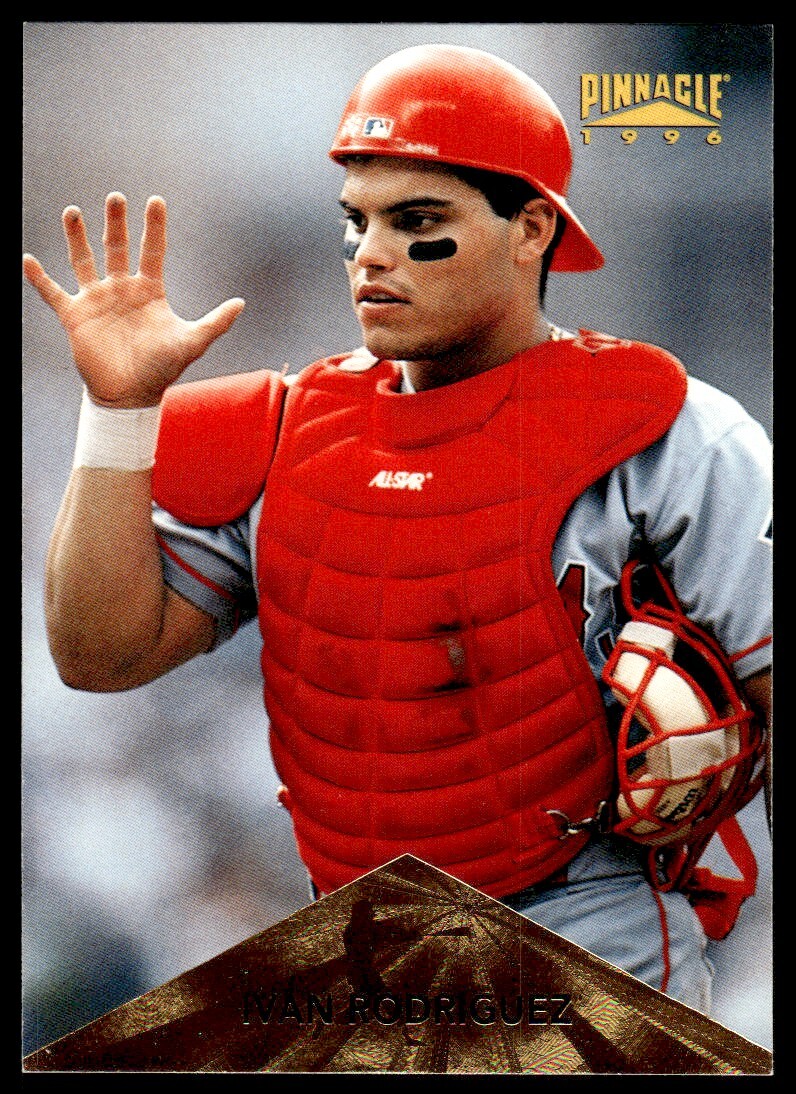 1996 Pinnacle Baseball Card Ivan Rodriguez Texas Rangers #59 | eBay