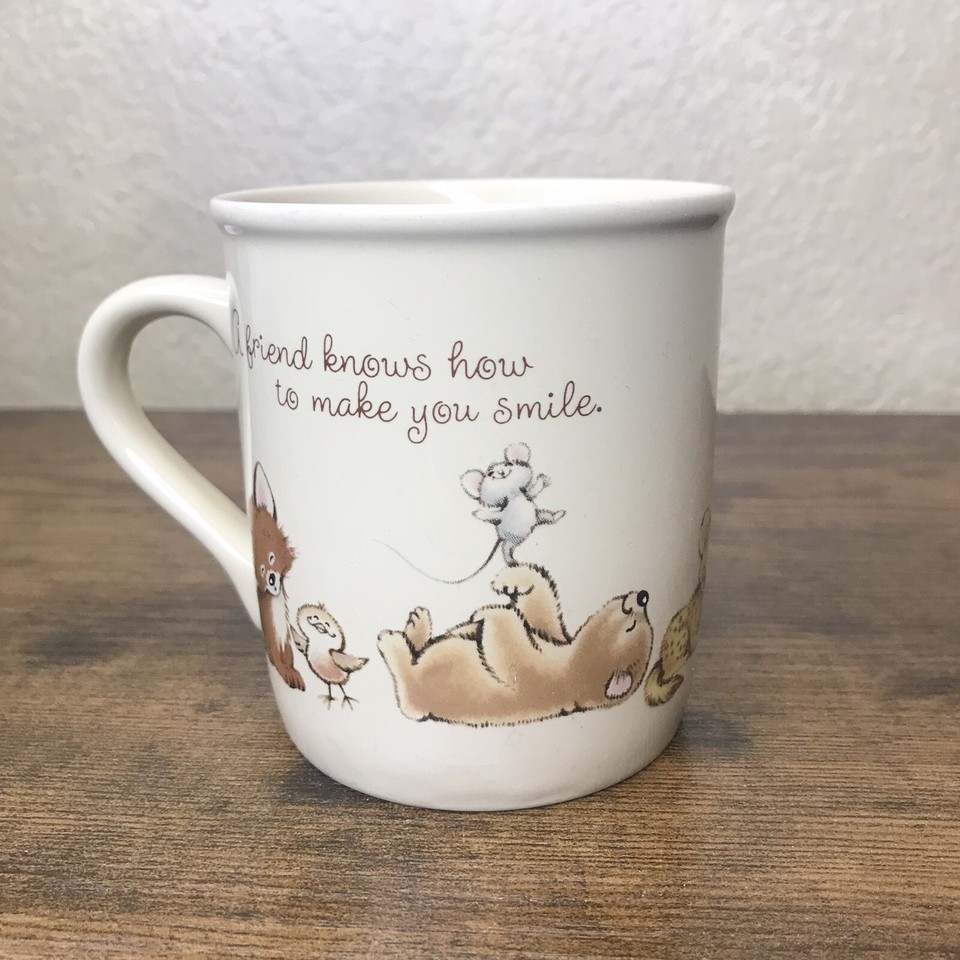 Hallmark 1983 Mug Mates Coffee Mug Friendship Baby Animals Gift Vintage ...
