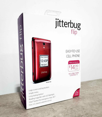 GreatCall Jitterbug Easy-to-Use Cell Phone for Seniors, Red | eBay