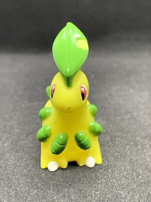 Bayleef Pokemon Kids Finger Puppet Mini Figure Japanese Nintendo BANDAI ...