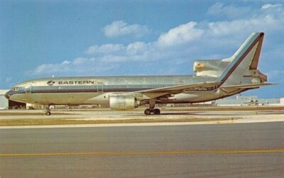 Airline Postcards Eastern Airlines Lockheed L-1011 Passengers 293 | eBay
