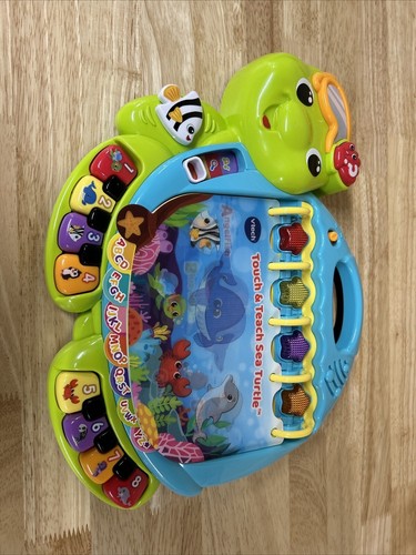 Nice VTech TOUCH & TEACH Sea Turtle Educational Interactive Book | eBay