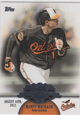 2013 Topps Making Their Mark Manny Machado #MM-24 | eBay