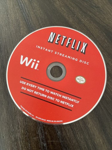 Nintendo Wii Netflix Instant Streaming Disc Only | eBay