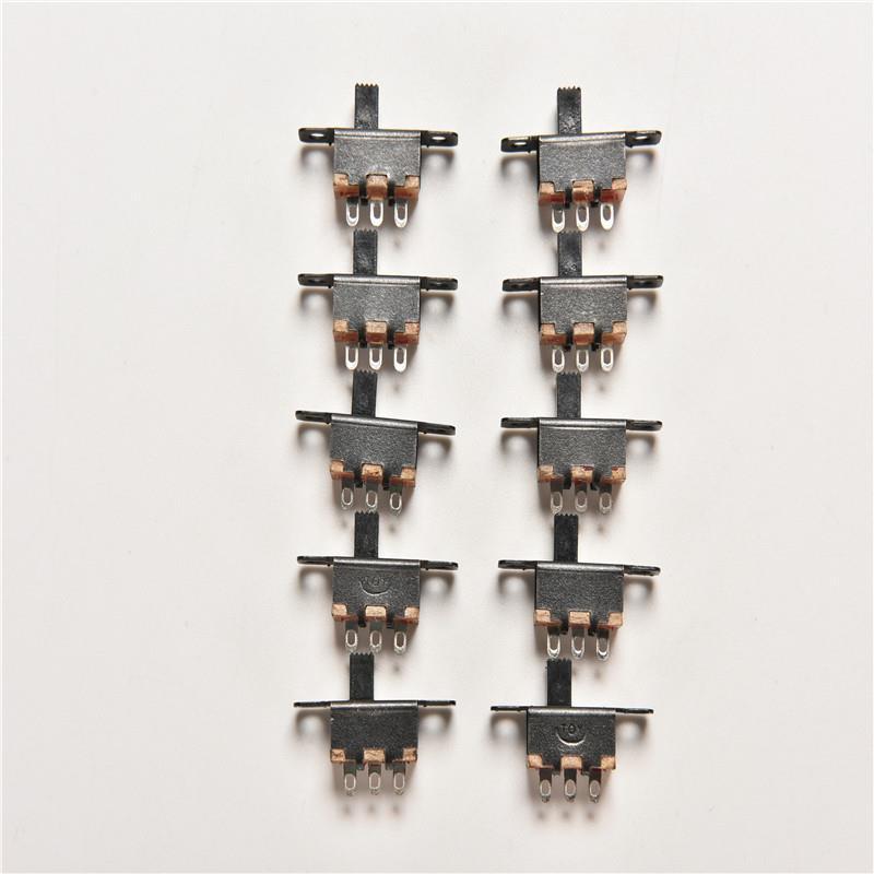 20x 2 Position SPDT 1P2T 3 Pin PCB Panel Mini Vertical Slide Switch ...