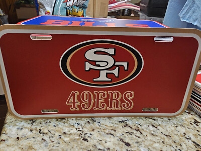 SAN FRANCISCO 49ERS NFL FOOTBALL CAR AUTO LICENSE PLATE NEW | eBay