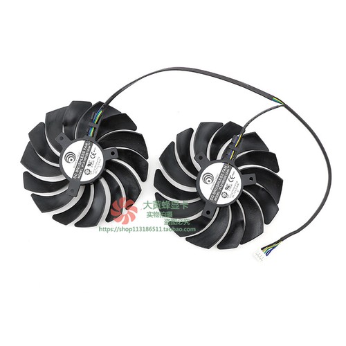 95mm MSI ARMOR GTX 1080TI 1080 1070 1060 Dual Fan PLD10010S12HH 4Pin 0 ...